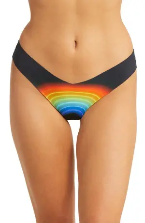 Commando Print Thong Photo-op Rainbow
