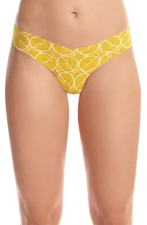 Commando Print Thong Sunny Citrus