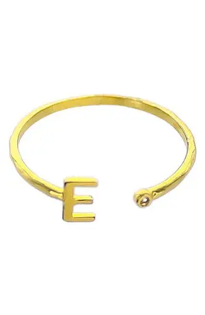 PANACEA Initial Ring - Gold-e
