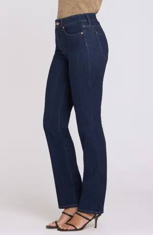 NYDJ Marilyn Straight Leg Jeans - Eclipse Blue