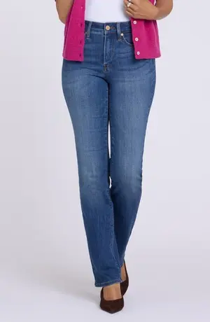 NYDJ Marilyn Straight Leg Jeans - Elm