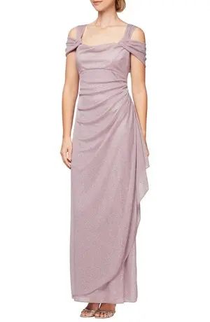 Alex Evenings Square Neck Evening Dresses