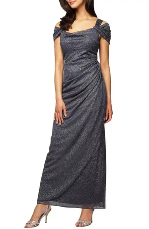 Alex Evenings Glittered Evening Dresses