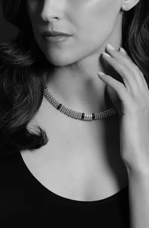 Lagos Black Caviar Diamond Rope Necklace