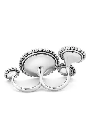 Lagos Maya Diamond And Onyx Statement Ring