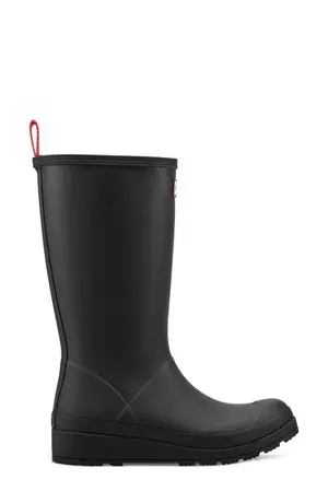 Hunter Original Play Tall Waterproof Rain Boots - Black