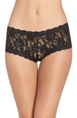Hanky Panky Signature Lace Boyshorts - Black