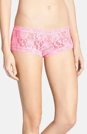 Hanky Panky Signature Lace Boyshorts - Cherry Blossom