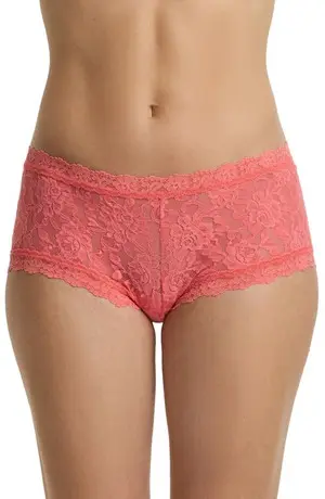 Hanky Panky Signature Lace Boyshorts - Paloma Pink