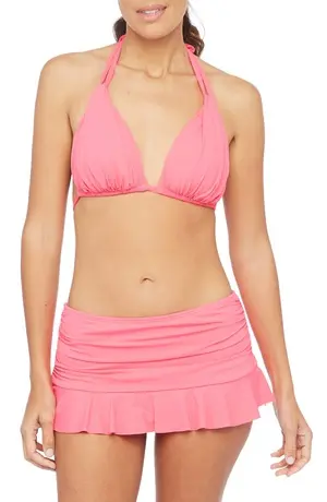 La Blanca La Blanca Island Goddess Halter Bikini Top Ginger