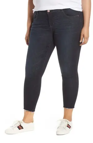 Wit & Wisdom Sophie Ab'solution High Waist Ankle Skinny Jeans - In-indigo