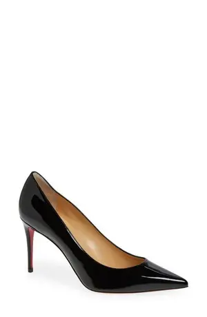 CHRISTIAN LOUBOUTIN Kate 85mm Pointed Toe Pump - Bk01 Black