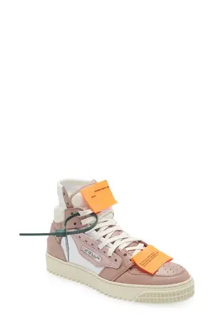 Off-White Off Court 3.0 High-Top Sneaker Pink/ Beige