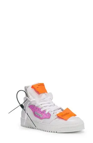 Off-White Off Court 3.0 High-Top Sneaker White/fuschia
