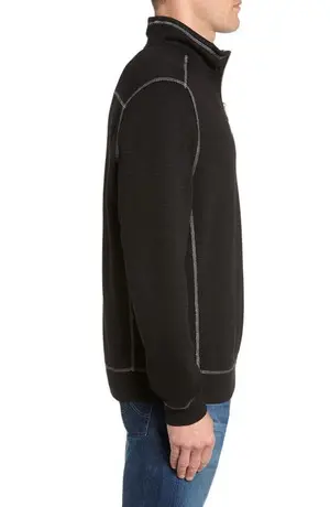 Tommy Bahama Tobago Bay Half-zip Pullover - Black