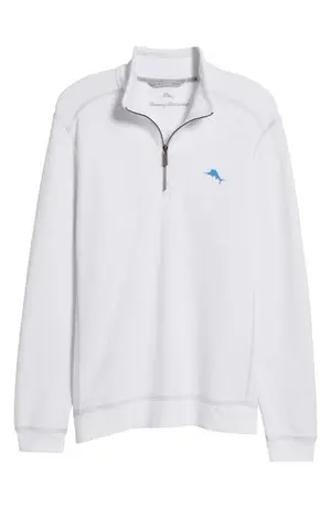 Tommy Bahama Tobago Bay Half-zip Pullover - White