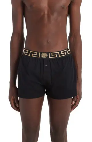 Versace Greca Border Boxers - Black