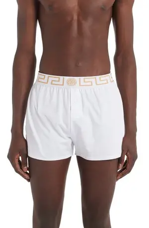 Versace Greca Border Boxers White