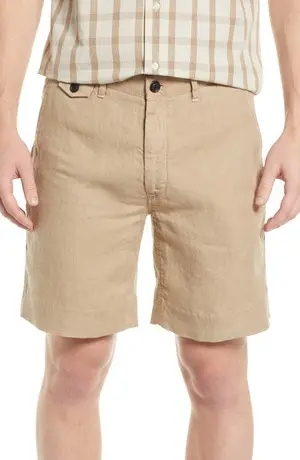 Billy Reid Moore Linen Shorts