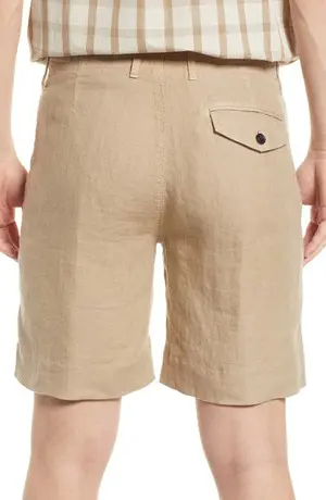Billy Reid Moore Linen Shorts