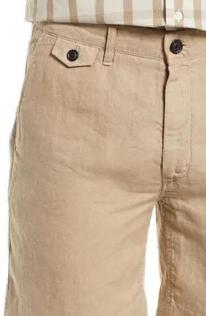 Billy Reid Moore Linen Shorts