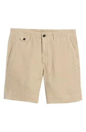 Billy Reid Moore Linen Shorts