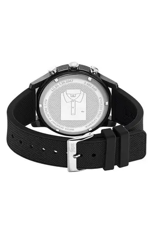 Lacoste 12.12 Chronograph Silicone Band Watch