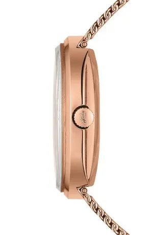 MIDO Commander Mesh Strap Watch - Rose Gold