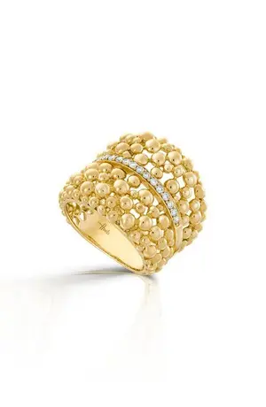 Hueb Bubbles 18k Gold And Ring - Diamond