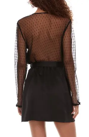 Flora Nikrooz Showstopper Robe - Black