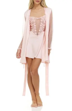 Flora Nikrooz Showstopper Robe Pink