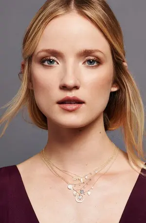 Meira T Diamond Disc Pendant Necklace