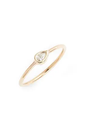 Zoe Chicco Zoë Chicco 14K Gold Diamond Bezel Ring Yellow Gold/ Diamond