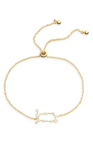 Sterling Forever Zodiac Constellation Bracelet - Gold Gemini