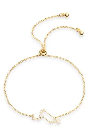 Sterling Forever STERLING FOREVER Zodiac Constellation Bracelet Gold Leo