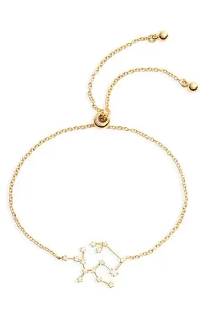 Sterling Forever Zodiac Constellation Bracelet - Gold Sagittarius