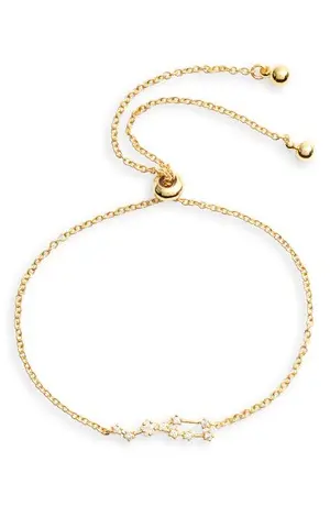 Sterling Forever STERLING FOREVER Zodiac Constellation Bracelet Gold Taurus