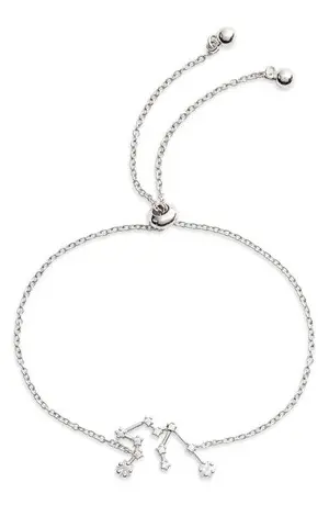Sterling Forever Zodiac Constellation Bracelet - Silver Aquarius