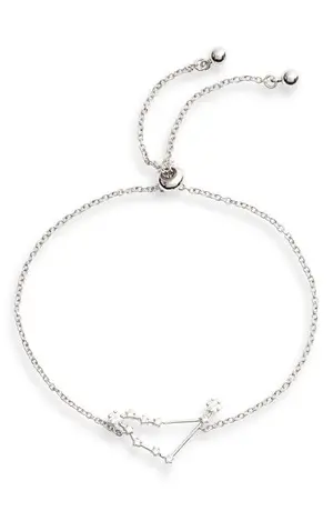 Sterling Forever Zodiac Constellation Bracelet - Silver Capricorn