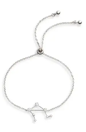 Sterling Forever Zodiac Constellation Bracelet - Silver Libra