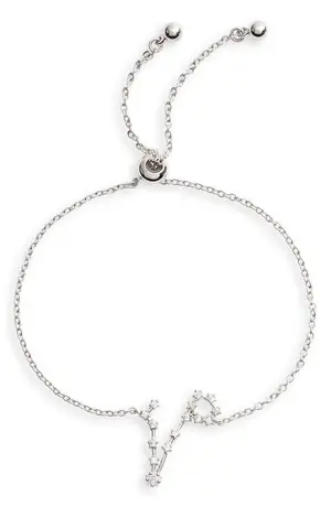 Sterling Forever Zodiac Constellation Bracelet - Silver Pisces