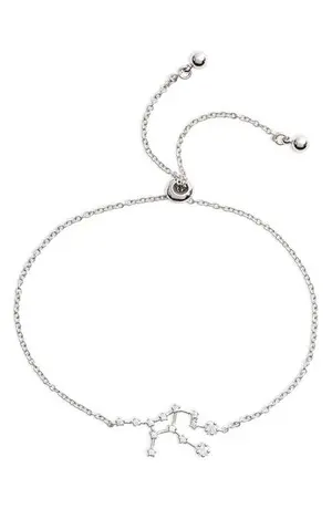 Sterling Forever Zodiac Constellation Bracelet - Silver Virgo