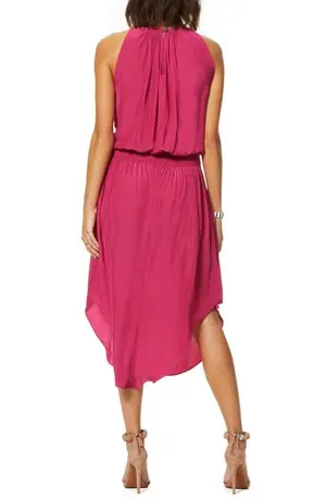 Ramy Brook Audrey Sleeveless Midi Dress - Pink Tulip