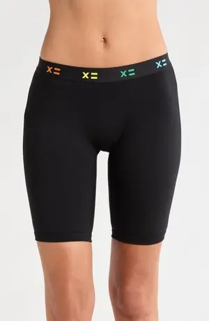 TOMBOYX Gender Inclusive 9-inch Boxer Briefs - Black X Rainbow