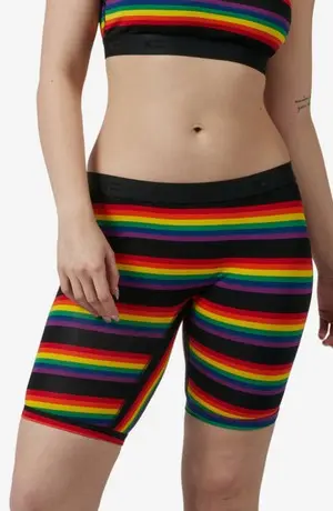 TOMBOYX Gender Inclusive 9-inch Boxer Briefs - Stripe Unbound
