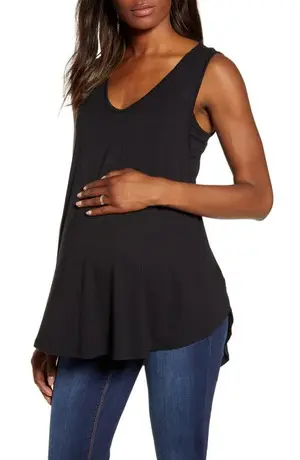 Angel Maternity Scoop Neck Tops