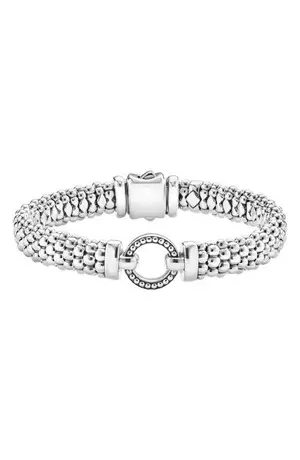 Lagos Enso Caviar™ Rope Bracelet - Silver