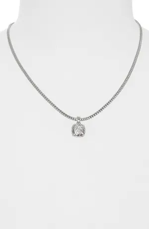 John Hardy Carved Chain Necklace With Diamonds
