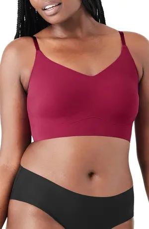 TRUE & CO True Body Lift Triangle Bra Beet Red