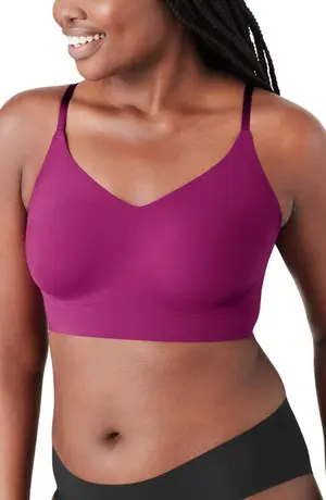 TRUE & CO True Body Lift Triangle Bra Purple Thistle
